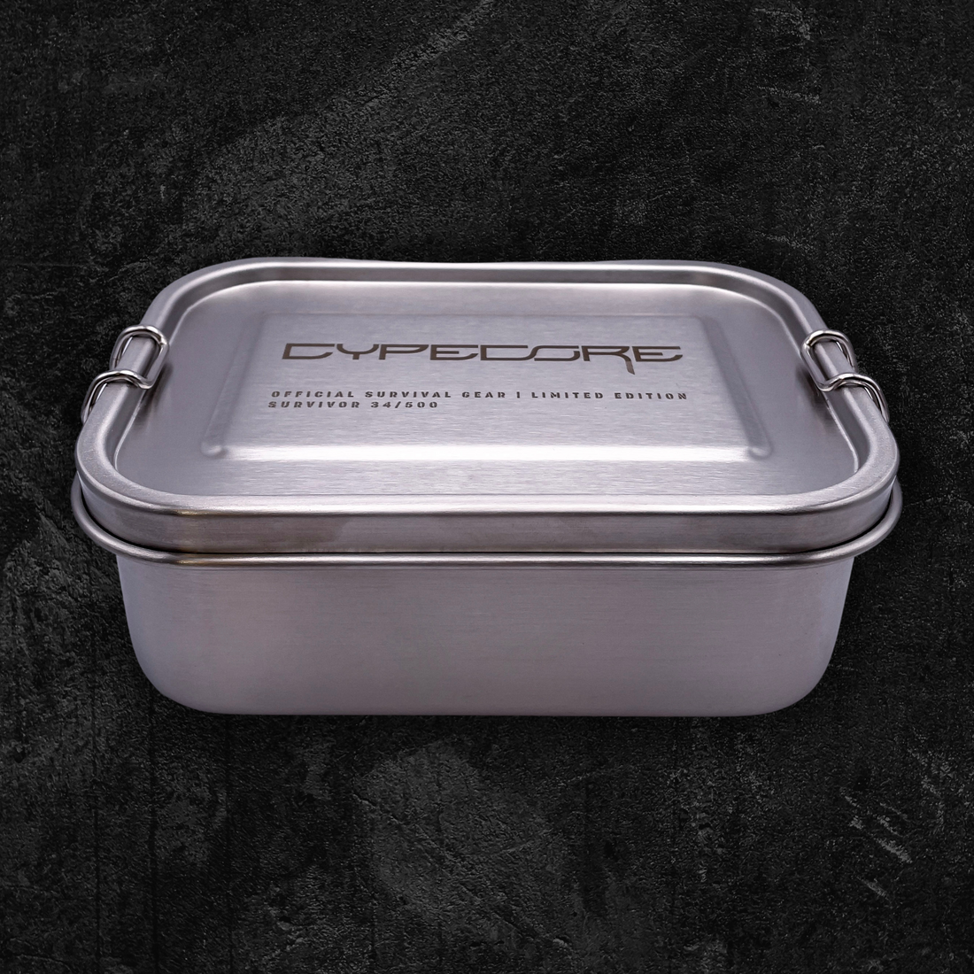Limited Edition - Official Cypecore Survival Gear - Lunchbox (stainles